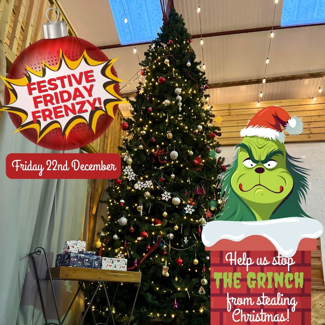 FESTIVE FRIDAY FRENZY - THE GRINCH | Cholderton Rare Breeds Farm